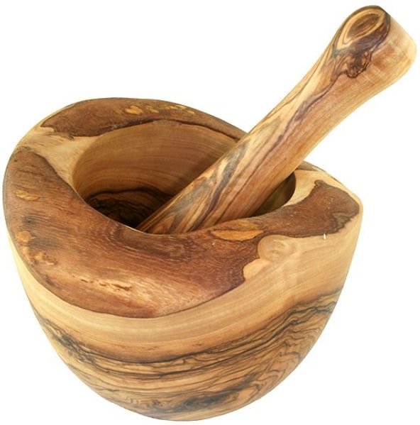 Olive wood rustic mortar - WoodArt